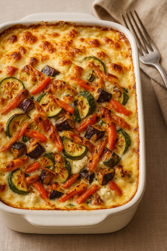 Three-Cheese Vegetable Lasagna - Darren Klugman